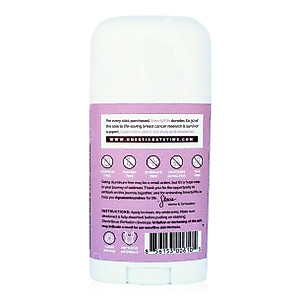 Natural/Aluminum-Free Deodorant (with baking soda): Paraben Free, Phthalate Free, Not Tested on Animals (Lavender Rose)
