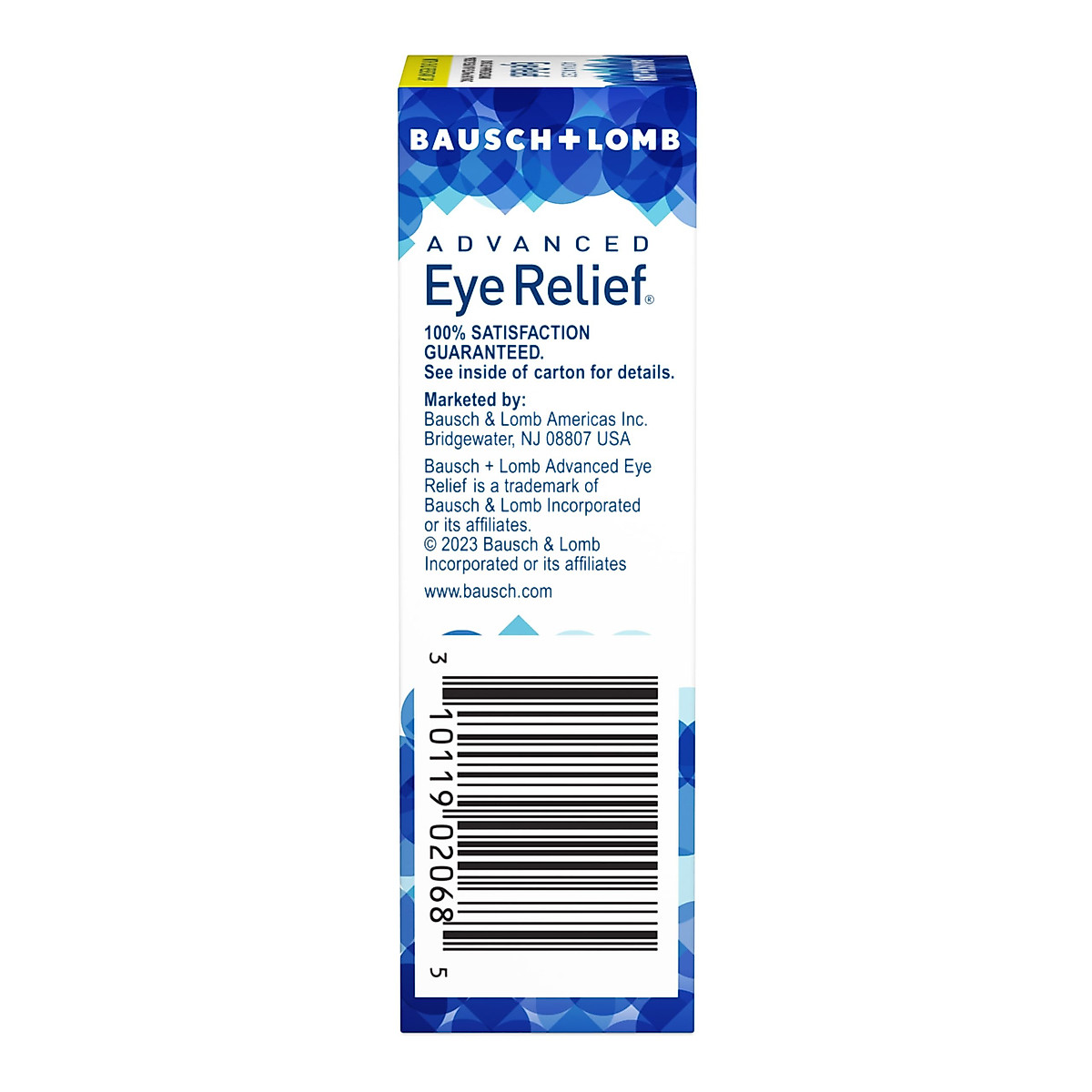Bausch & Lomb Advanced Eye Relief Maximum Redness Lubricant Eye Drops from 0.5 Fl Oz (15 mL) - Pack of 5