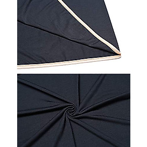 Ekouaer Sleepwear Women's Nightgown Cotton Sleep Shirt Short Sleeve Scoopneck Sleep Tee Nightshirt (L Dark Grey)