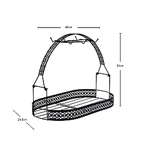 Mug Holder Coffee Cup Holder Stand Dishes Organizer Wrought Iron Mug Drainer Storage Drying Rack for Counter Cabinet Table Kitchen Restaurant Office (Silver A)