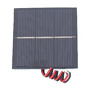 Mini Solar Panel 0.65W 1.5V DIY Plate Solar Panel Charger Kit with Wire for Portable Power Supply