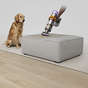 Dyson V15 Detect Cordless Vacuum Cleaner, Yellow/Nickel