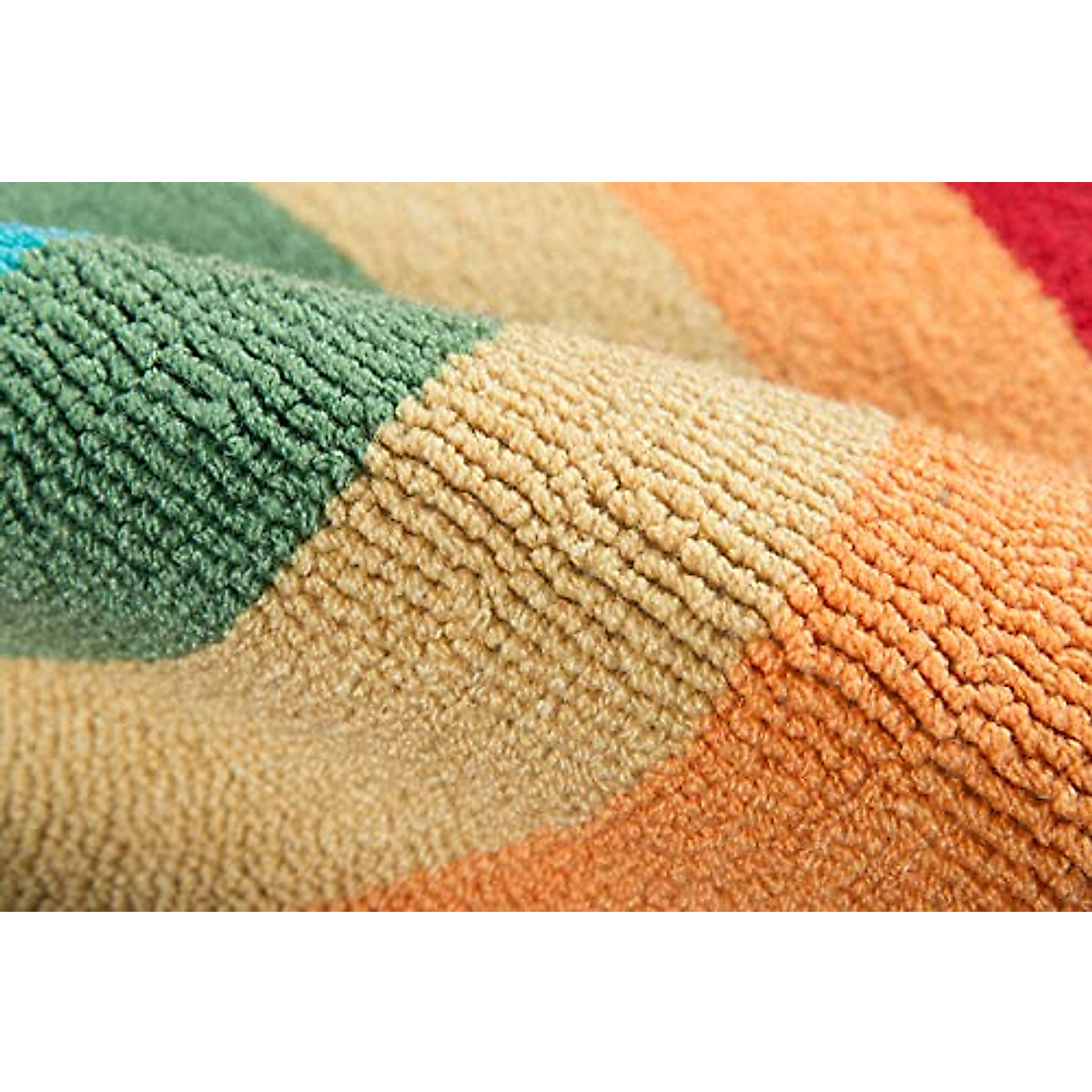 Novogratz by Momeni Rugs Cucina Half Moon Rainbow Kitchen Mat 1'5" x 2'10", (Model: CUCINCNA12MTI152A)