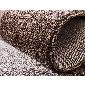 Unique Loom Del Mar Collection Area Rug - Abigail (10' x 13' 1" Rectangle, Light Brown/ Beige)