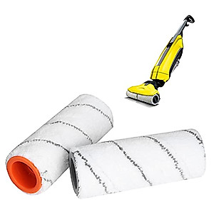 Roller Brush Replacement Accessories Fit for KARCHER FC3 FC5,Vacuum Floor Sweeper Cleaner Household Accessories,2Pcs,Durable,Easy to Install and Use