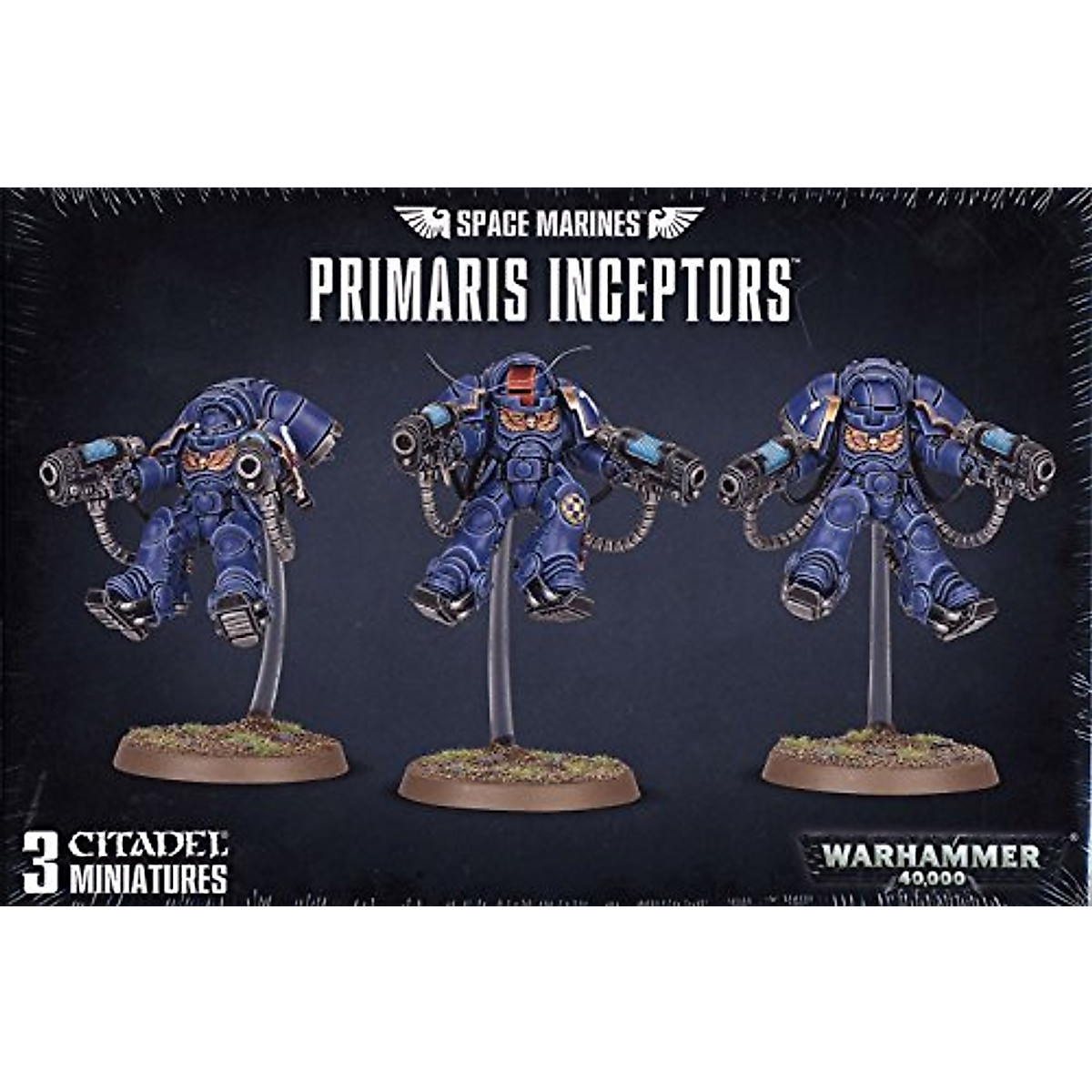 Games Workshop 99120101193 "Space Marines Primaris Inceptors Plastic Kit,Black
