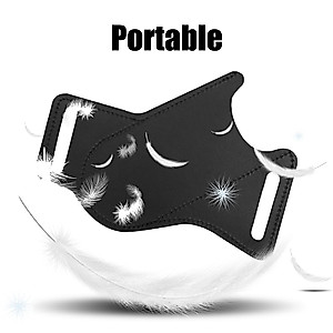 DONGKER Knife Sheath,Leather Folding Knife Holder with 2 Pocket Belts for Knife Storage Carrying Outdoor Hunting Halloween