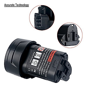 Biswaye 2Pack 3.0Ah 10.8V BL1014 Battery Replacement for Makita 10.8V-12V Max Lithium ion Battery BL1013 194550-6 194551-4 195332-9 CL100DW DF330D FD01ZW