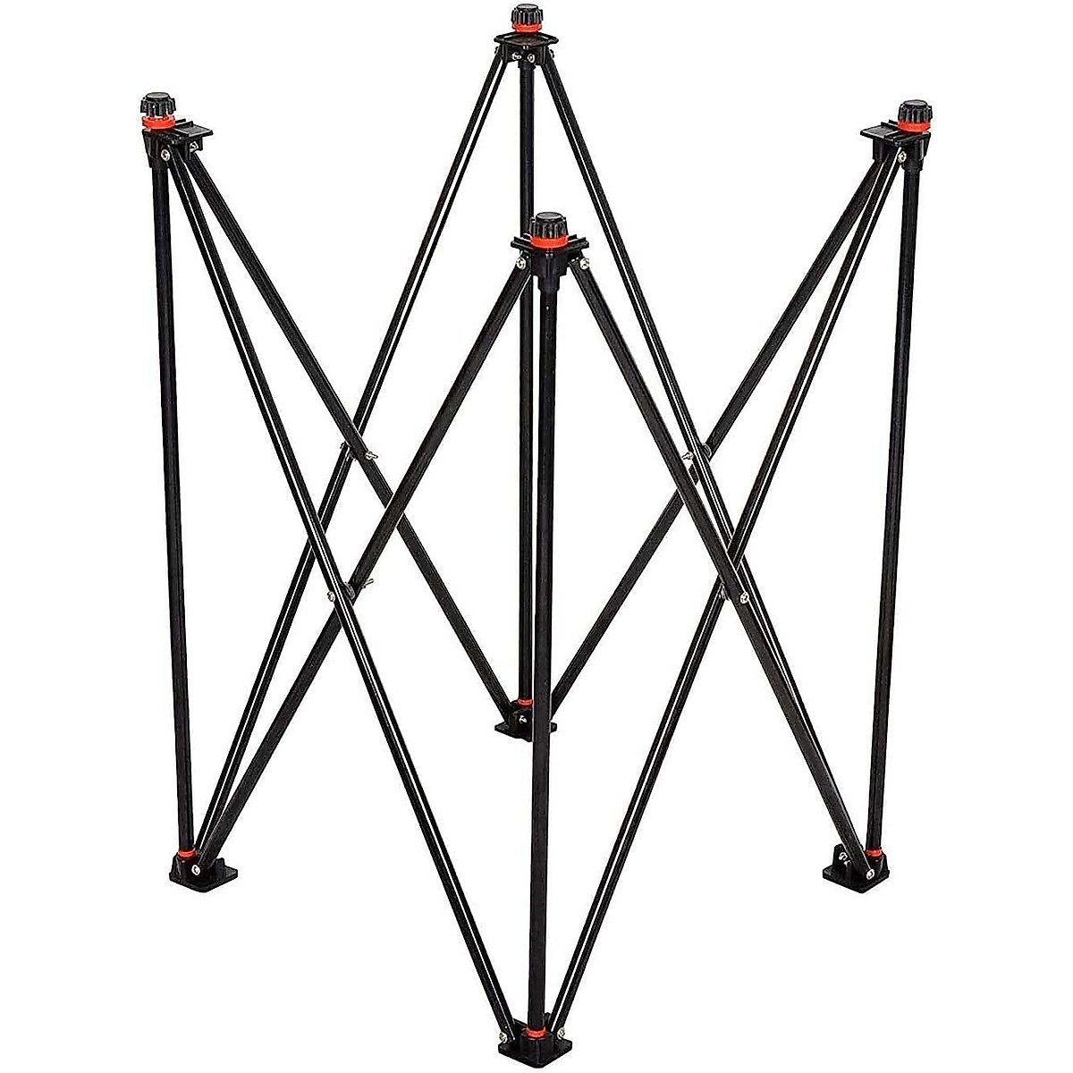 AnNafi® Carrom Stand | Professional Carrom Board Stand | Easy Adjustable & Foldable Four Fold Stand with Compact Design | Combination of Full Size Metal Pipe, Iron Rod & PVC | Indoor Games Fun Durable Strong
