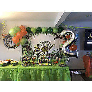 Dinosaur Cupcake Toppers and Wrappers 48 pcs Jurassic Park Cupcake Toppers for Dinosaur Themed Birthday Party