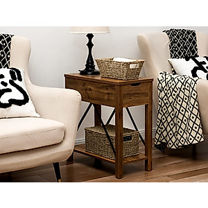 StorageWorks Large Wicker Baskets, Water Hyacinth Baskets for Organizing, Handwoven Storage Baskets with Built-in Handles, 2 Pack