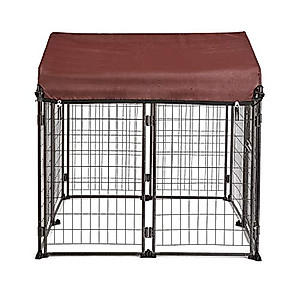 TWO by TWO Haven Expandable Kennel, Black, Medium