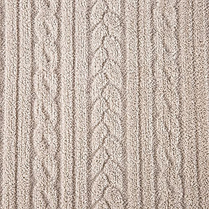 Nelaukoko Fleece Blanket Fuzzy Plush Throw Blanket 50" x 60", Super Soft Fluffy Lightweight Sofa Blanket Comfy Microfiber Flannel Blankets for Couch, Bed, Air-Conditioned Rooms (Beige)