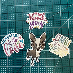 Custom Die-Cut Vinyl Personalized Stickers Waterproof Decals for Businesses Logo & Name. Birthday Baby Pets & Label Product Boxes Wedding Favors, 1.5 2 2.5 3 3.5 4 5 6 Inch