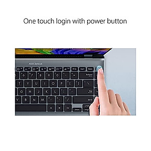 ASUS ZenBook 14X OLED Laptop, 14” 2.8K 16:10 Display, Intel Core i7-12700H CPU, Intel Iris Xe Graphics, 16GB RAM, 1TB SSD, Windows 11 Home, Wi-Fi 6E, Pine Grey, UX5401ZA-PS74