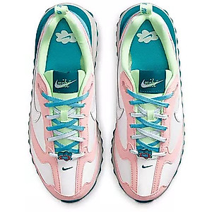 Nike Women's Air Max 90 shoe, White/White Med Soft Pink, 8.5