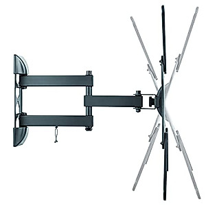ProHT Articulating TV Wall Mount TV Stand(05416) Full Motion for Most 23”- 55” 3D LED, LCD TVs and Screens, +15°~ -15°Tilt; +90°~ -90° Swivel, VESA up to 400x400,Max Load 66lbs