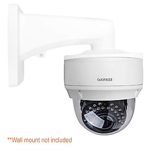 GAWKER G830QHDW Dome CCTV Security Camera 1080P 4 in 1 HD-TVI (Default) /AHD/CVI/CVBS,True Day&Night,IP66 Vandal Proof,2.8-12mm Lens,DC12V/AC24V