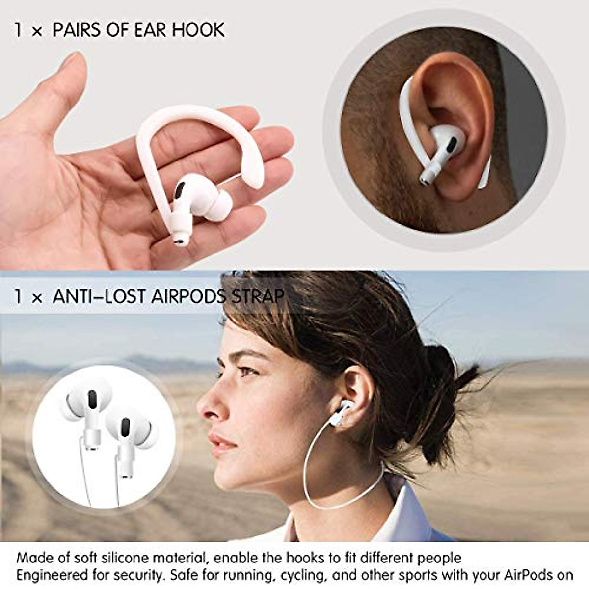 Case for Airpod Pro,6 in 1 Soft Silicone Airpods pro Accessories Set Cover, 3D Cute Funny Cartoon AirPods Pro Food cookie Skin for Girls Women with Watch Holder/Ear Hooks/Keychain/Brush/Strap(Cheezit)