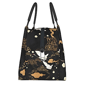 Aznimcg Custom Lunch Box with Photo/Name,Portable insulation bag Lunch Bag Tote Bag Insulated Lunch Box Picnic Beach Fishing Work