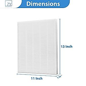 4 Pack C545 Replacement HEPA Filter Compatible with Winix C545 , Ture HPEA Filter S Only, Part number 1712-0096-00