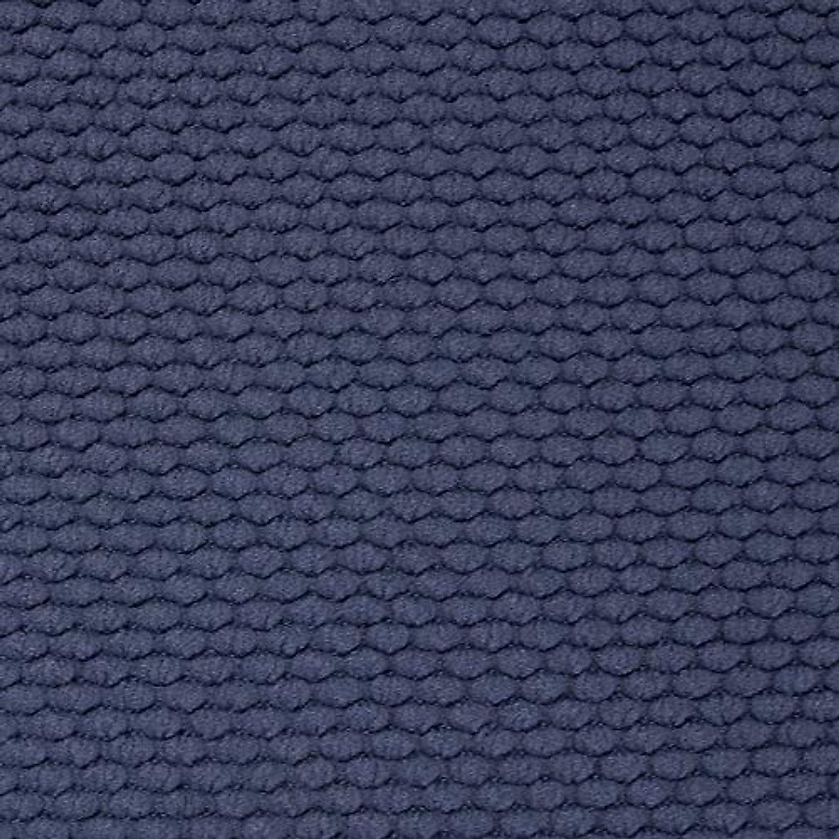 Sweet Home Collection Cushion Memory Foam Chair Pads Honeycomb Nonslip Back Seat Cover 16" x 16" 6 Pack Navy Blue