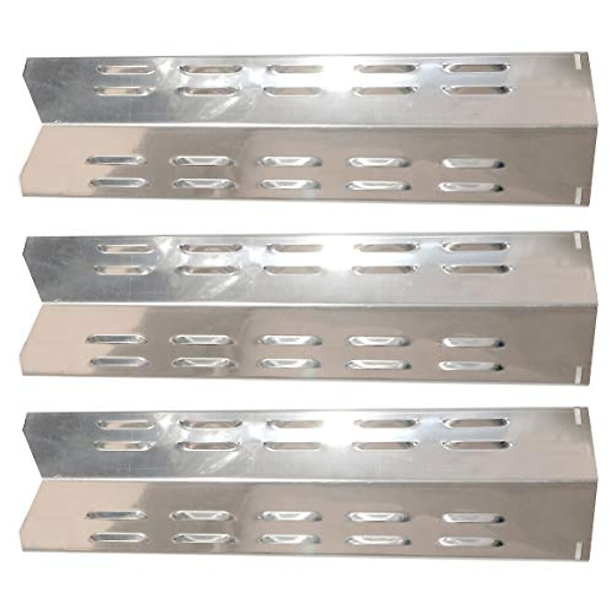 Htanch SN6131(3-Pack) 16 7/8" Stainless Steel Heat Plate Replacement for Outdoor Gourmet FSODBG1200, FSODBG1202, FSODBG1204, FSODBG1205, FSODGB3003, FSOGBG1203, FSOGBG3002