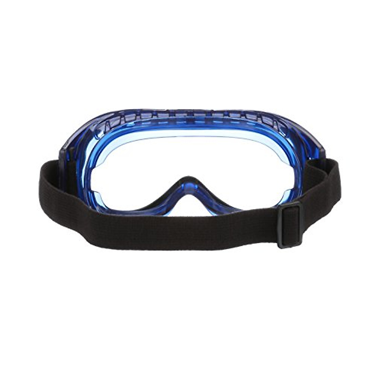 Sellstrom Safety Goggles – Odyssey II Eye Protection, S80200, Anti Fog, Scratch Resistant, Latex Free Protective Eye Shield for Men and Women with Dual Panel Clear Lens, Blue Frame