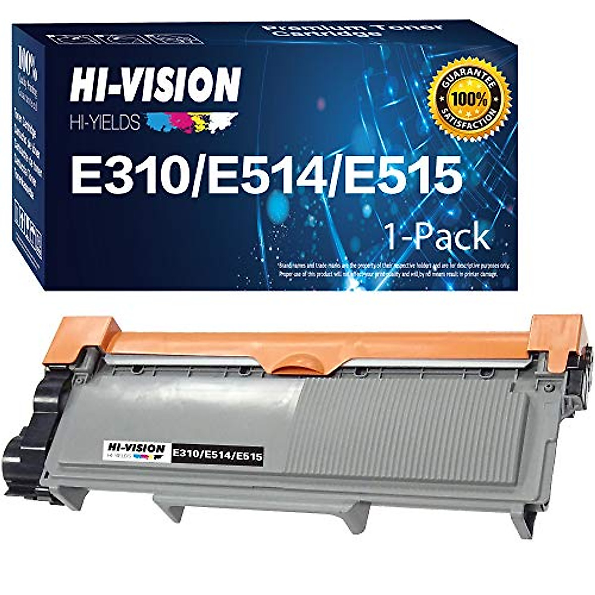 HI-Vision® 1 Pack Compatible PVTHG 593-BBKD Toner Cartridge Replacement for E310dw E514dw E515dw E515dn