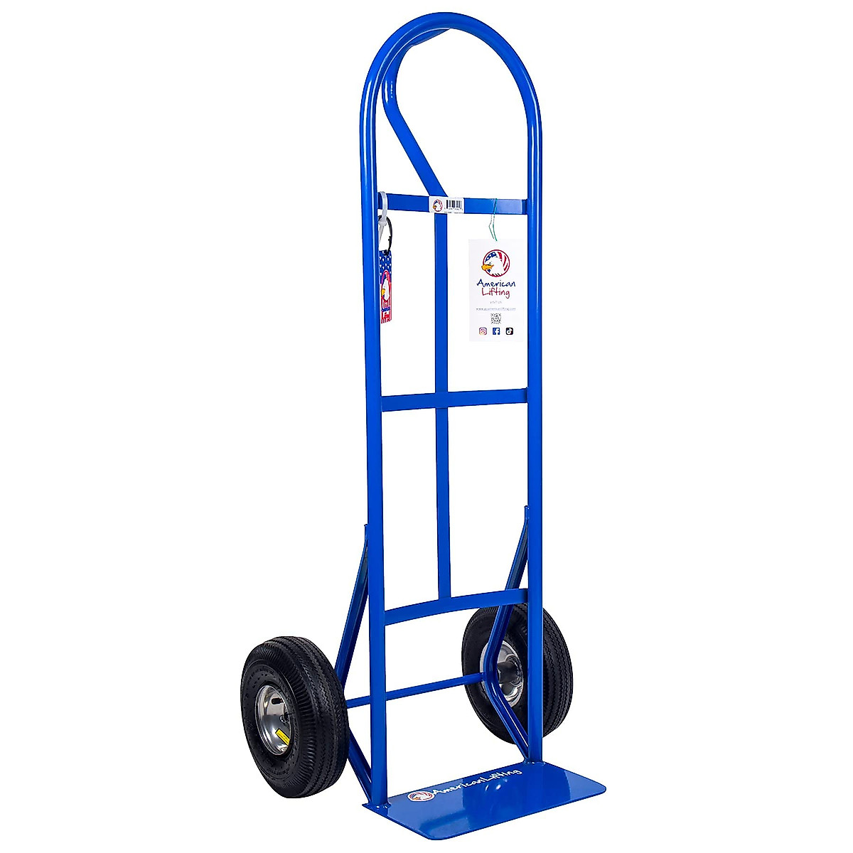 American Lifting P Handle Super Steel 800 lb. Hand Truck with 10" x 3 1/2" Pneumatic Wheels