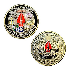 Junk and Disorderly, AZ US Army SOCOM Special Operations Command Special Forces Ranger Challenge Coin