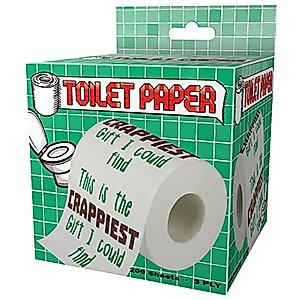 This Is The Crappiest Gift I Could Find Design Toilet Paper Roll Tissue Gag Gift