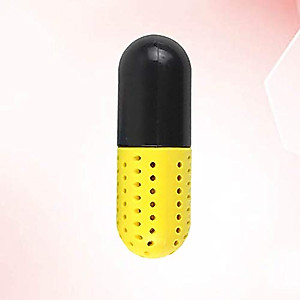 SUPVOX Air Purifying Shoes Capsules Moisture Absorbing Agent Desiccant Odor Remover for Home Dorms (Yellow)