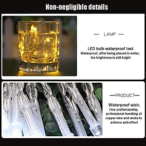 LIUPENGWEI Fairy Lights, Rope Lights 10M 100LED Waterproof String Lights Long LED Outdoor Garden Lights Christmas Lights Lighting 8 Operation Modes For Patio Party Wedding Yard Trees Home garden Ghost