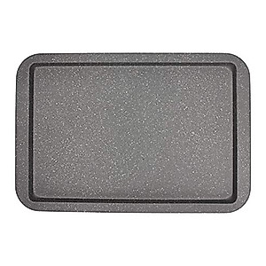 Tognana WR44143PROQ Non-stick, Anti-Scratch Rectangle Baking/Cookie Sheet, 17-Inch by 11-Inch, Black