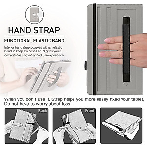 ZtotopCases for Galaxy Tab S7 FE 5G/S8 Plus/S7 Plus 12.4" Tablet Case, Premium PU Leather Folding Stand Cover with Pen Holder & Multi-Viewing Angles for Samsung Tab S7 FE 2021/S8+ 2022/S7+ 2020, Black