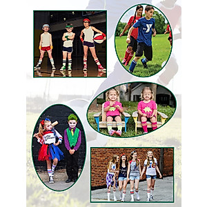 Kids Child Soccer Socks Knee High Tube Socks Toddler Girls Uniform Socks Cotton Cute Sport Stocking for Boys Girls 1 Pair Pink White One Size