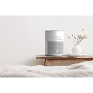 Germ Guardian AirSafe+ Intelligent Air Purifier with 360° HEPA 13 Filter, Captures 99.97% of Pollutants, Wildfire Smoke, Large Rooms, Air Quality Sensor, UVC Light, Zero Ozone Verified, White AC3000W