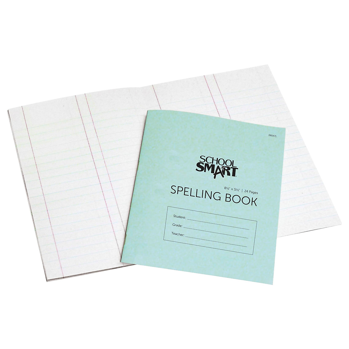 School Smart - 85471 Blank 24 Page Spelling Books, 5-1/2" W x 8-1/2" L (Pack of 48)