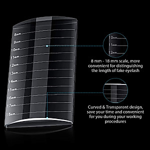 Maitys 2 Pcs Eyelash Crystal Pallet Eyelash Extension Tray lash holder tray Bigger Size Glass Pallet Lashes False Lash Tray Strip Adhesive Glue Holder for Eyelash Extensions, 4.13 x 2.36 x 0.47 Inch