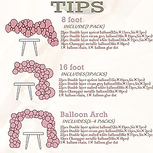 White Balloon Arch Kit,SCMDOTI Double Stuffed Pearl White Nude Neutral Balloon Garland Kit for Boho Party, Baby Shower Decoration, Birthday, Weddings, Neutral Gender Reveal Party Deco