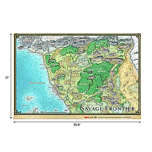 Dungeons & Dragons Savage Frontier Map- Storm Kings Thunder