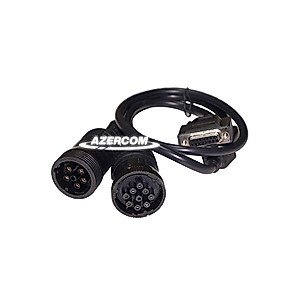 AZERCOM 2019 Version Communication Adapter Group ET-3 III 317-7484 317-7485 for Caterpillar CAT Heavy Machine Diagnostic Test Tool (6+9+14 pins)