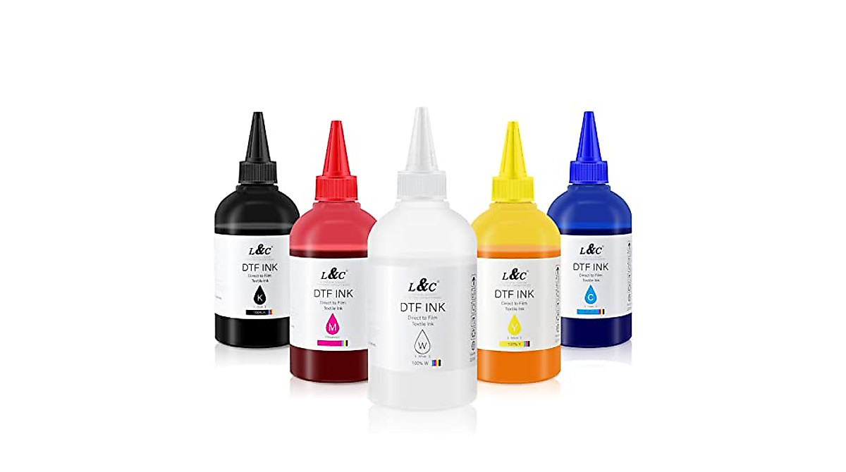 L&C Premium DTF Ink Set for Epson & Large-Format Printers