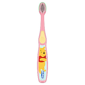 Oral-B Baby Toothbrush Featuring Disney's Pooh, Baby Soft Bristles, 0-3 Years, 1 Count