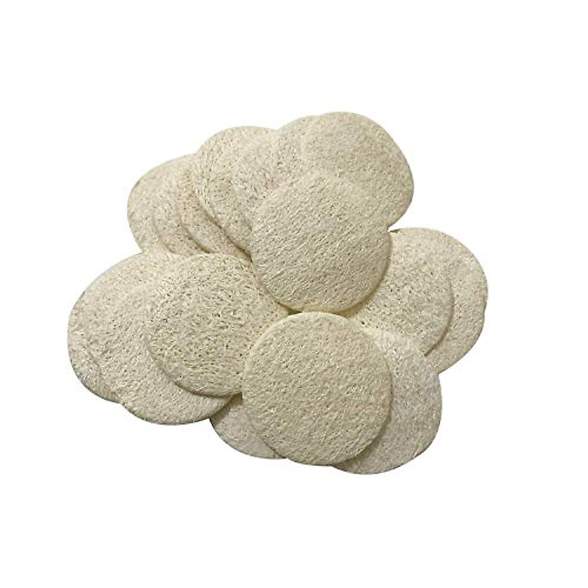 36 Loofah Loofa Facial Complexion Skin Discs Pads (Set of 6 Bags, Each Bag has 6 disks)