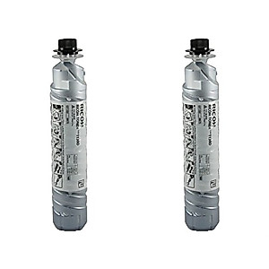 Ricoh 888215 Black Toner Cartridge 2-Pack for Aficio 2015, 2016, 2018, 2020, MP 1600, 2000