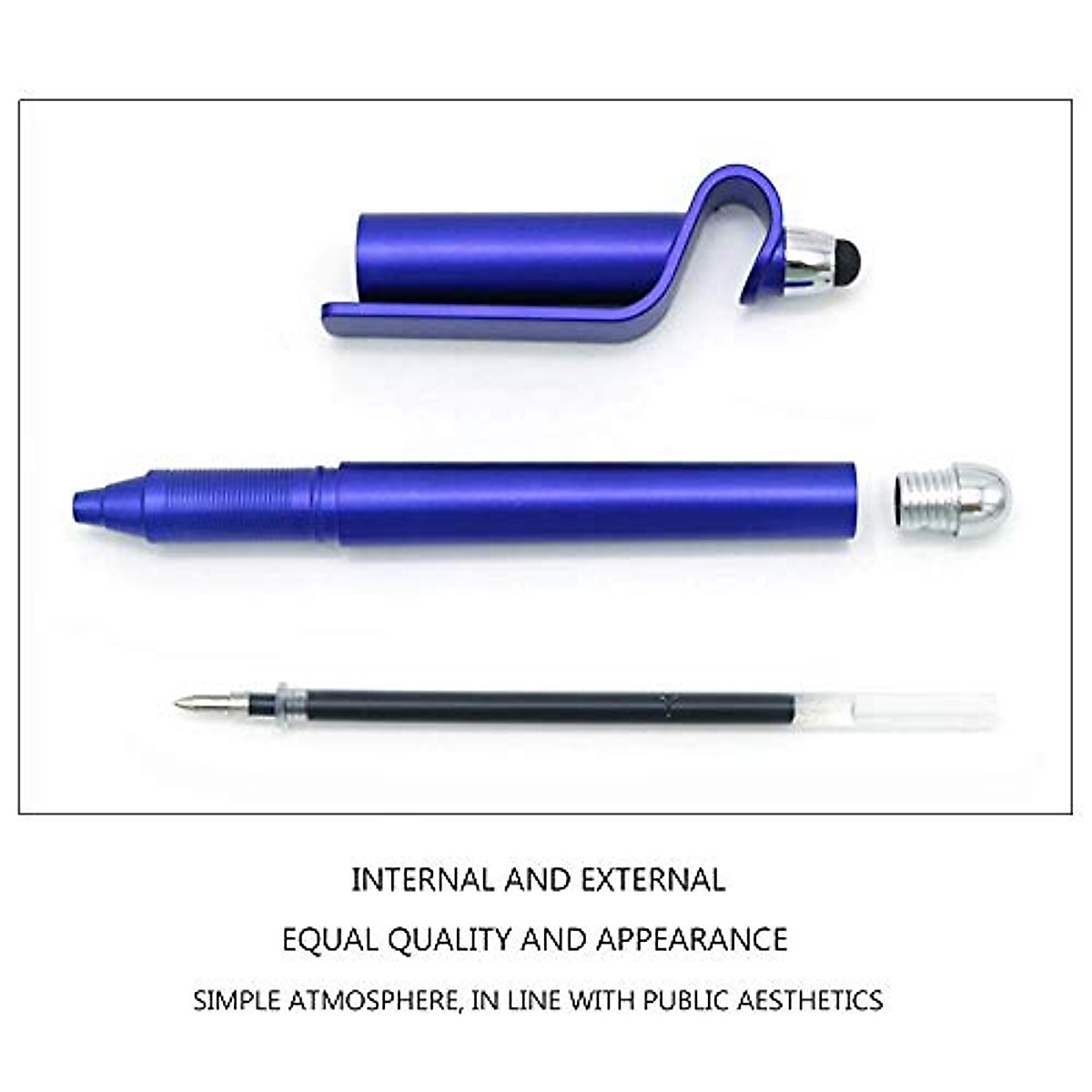 Stylus Pen, SITAKE 12 Pcs Multifunctional 3 in 1 Phone Holder + Capacitive Stylus + Ballpoint Pens, Mobile Phone Stand Stylus Pens for All Touch Screen Device, Phones, Tablet and Computer (Style 2)