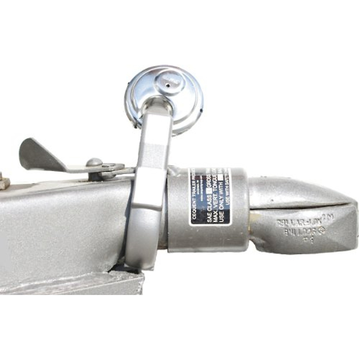 The Collar Trailer Hitch Lock for Bulldog-Style Couplers (Including The RAM)
