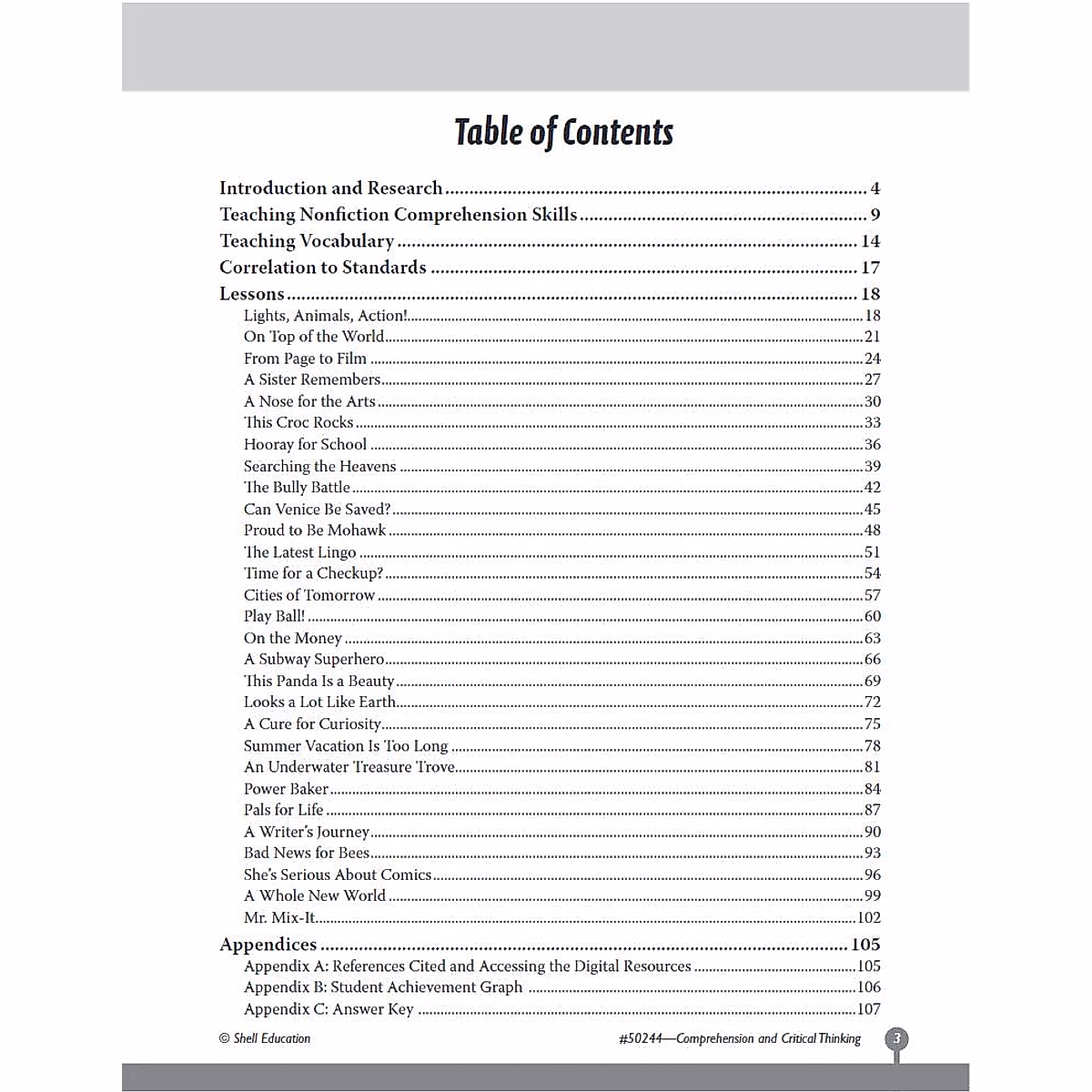Comprehension and Critical Thinking Grade 4 (Comprehension & Critical Thinking)